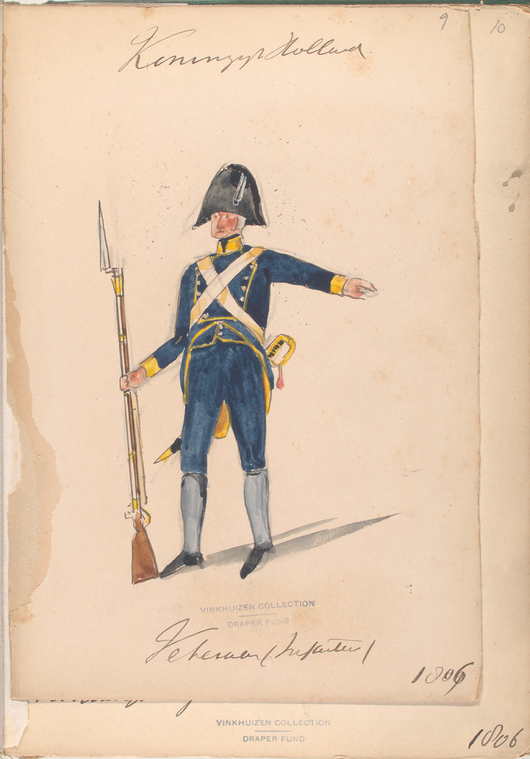 Koninklijk Holland. Veteraan (Infanterie). 1806 - NYPL Digital Collections
