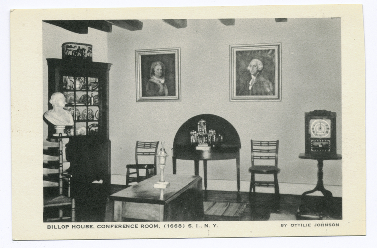 Billop(sic) House, Conference Room, (1668) Staten ISland, N.Y. by ...
