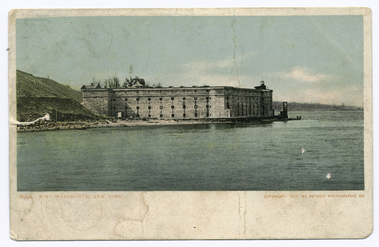 Fort Wadsworth, New York [view of fort from water] - NYPL Digital ...