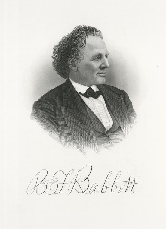 B.T. Babbitt, Portrait. - NYPL Digital Collections