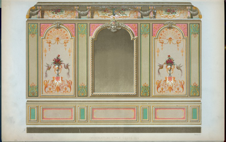 Décoration style Louis XIV - NYPL Digital Collections