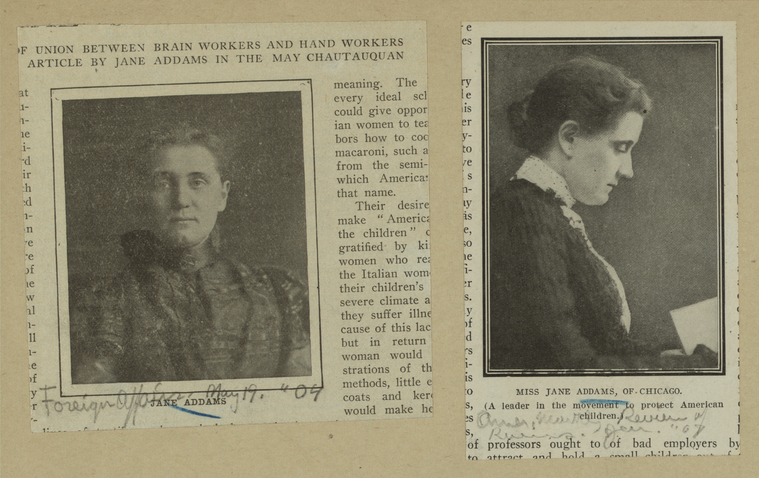 Jane Addams - NYPL Digital Collections