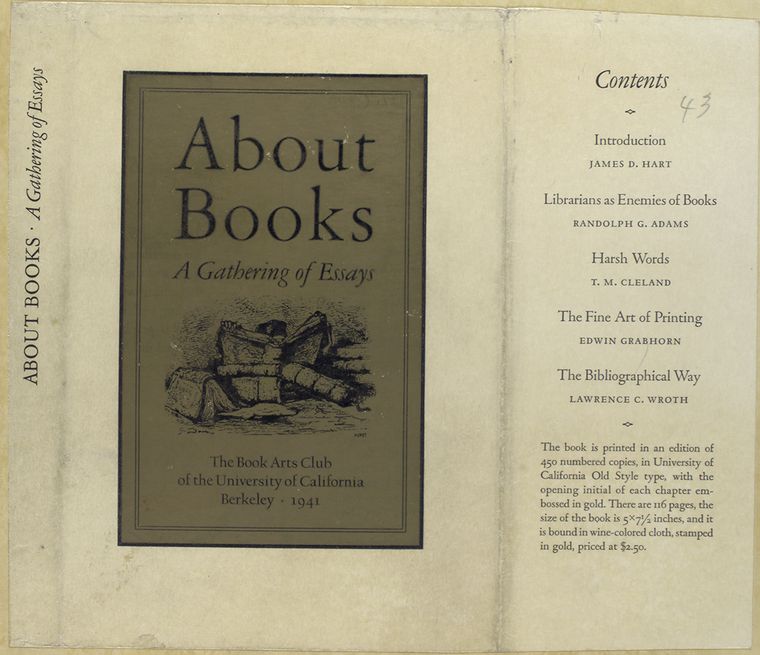 About books; a gathering of essays. - NYPL Digital Collections