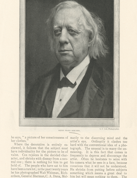 Henry Ward Beecher. - NYPL Digital Collections