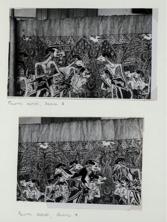 Digital Collections - Wayang Beber: Fourth scroll, scene 3; Fourth ...