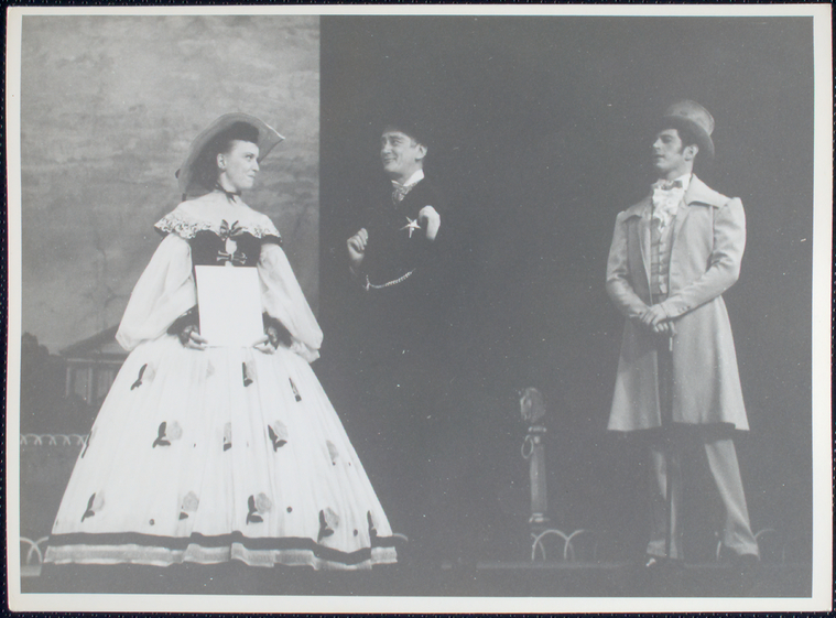 Scene from the stage production Bloomer Girl - NYPL Digital Collections