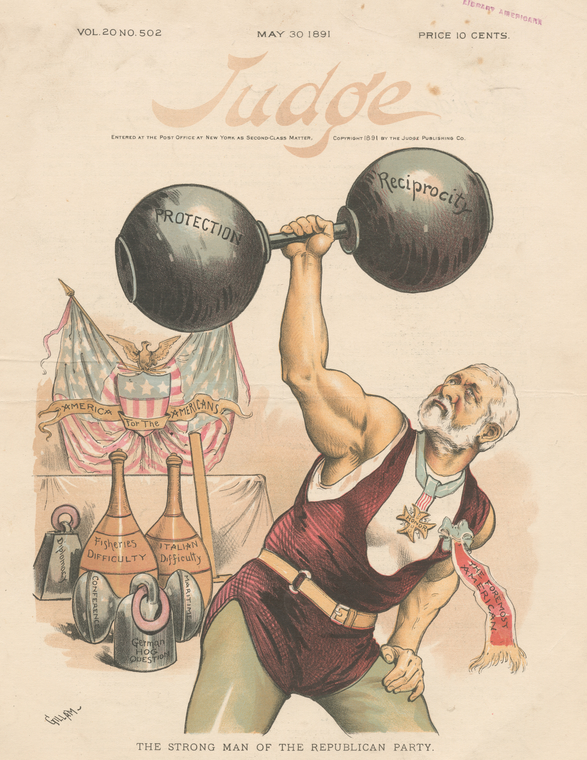 The strong man of the Republican party, Judge, May 30, 1891. - NYPL ...