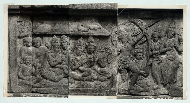 Prambanan - Ramayana reliefs - NYPL Digital Collections