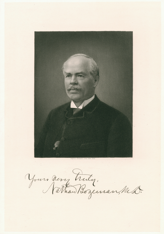 Nathan Bozeman, M.D. (autograph). - NYPL Digital Collections