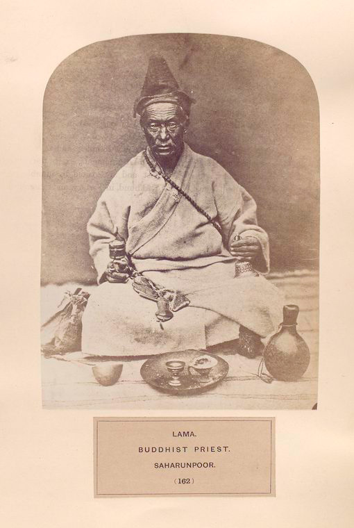 Lama, Buddhist priest, Saharunpoor. - NYPL Digital Collections