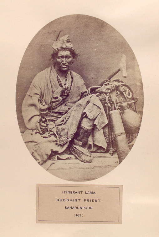 Digital Collections - Itinerant Lama, Buddhist priest, Saharanpoor.