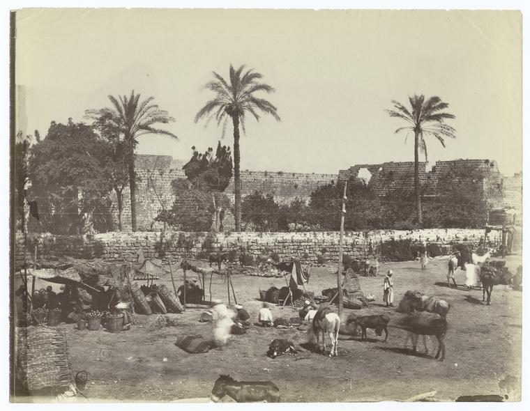Marketplace of Joppa, Palestine - NYPL Digital Collections