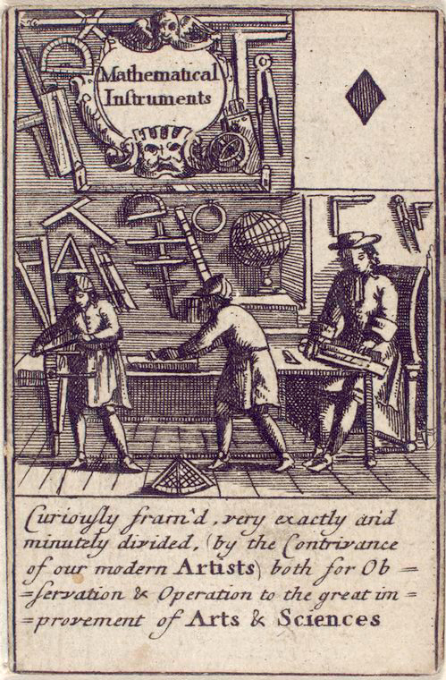 One of diamonds: Mathematical instruments. - NYPL Digital Collections