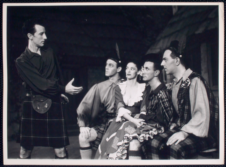 Scene from the stage production Brigadoon - NYPL Digital Collections