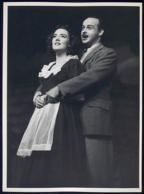 Scene from the stage production Brigadoon - NYPL Digital Collections