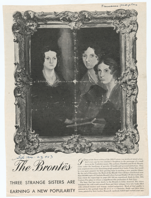 The Brontës. - NYPL Digital Collections