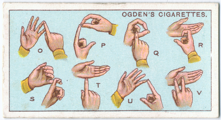 Alphabet for the Deaf and Dumb. - 3. - NYPL Digital Collections