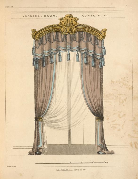 Drawing room curtain VI. - NYPL Digital Collections