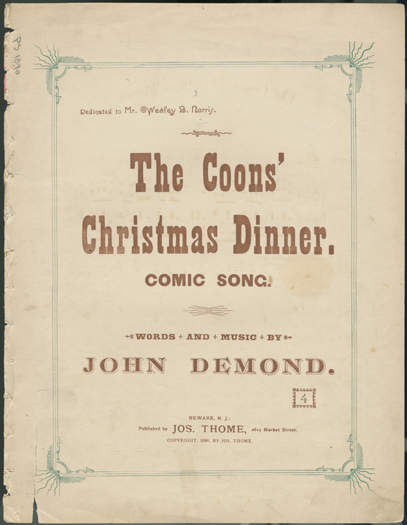 The coons' Christmas dinner - NYPL Digital Collections