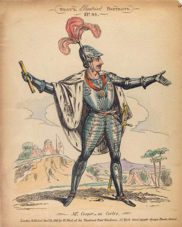 Mr. Cooper as Cortez - NYPL Digital Collections