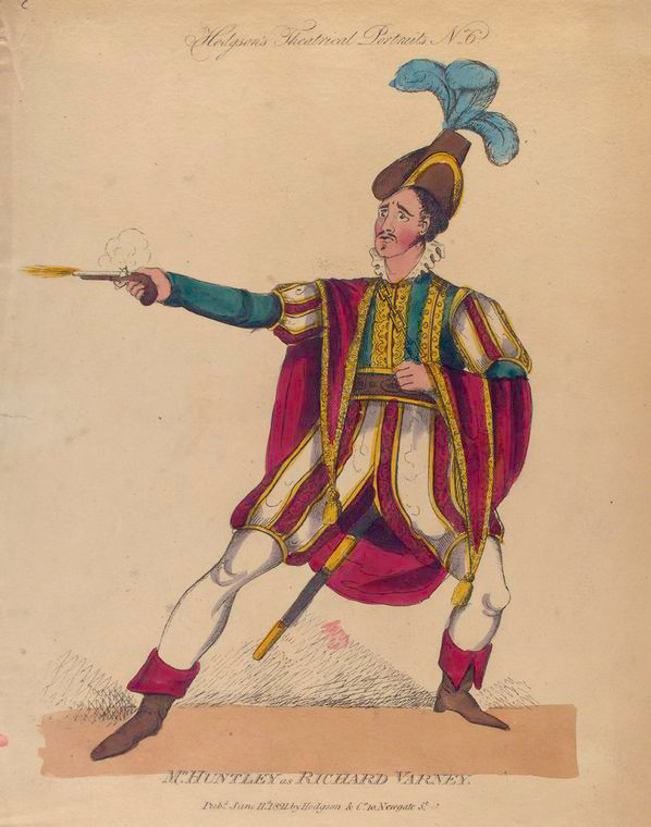 Mr. Huntley as Richard Varney - NYPL Digital Collections