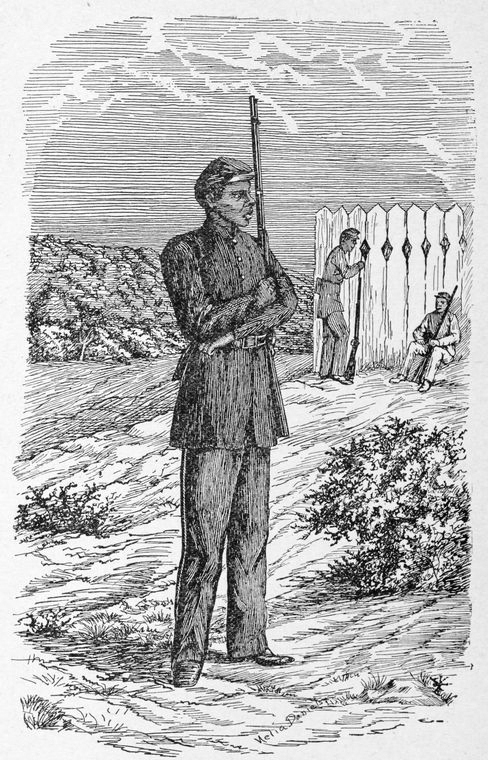On picket duty. - NYPL Digital Collections