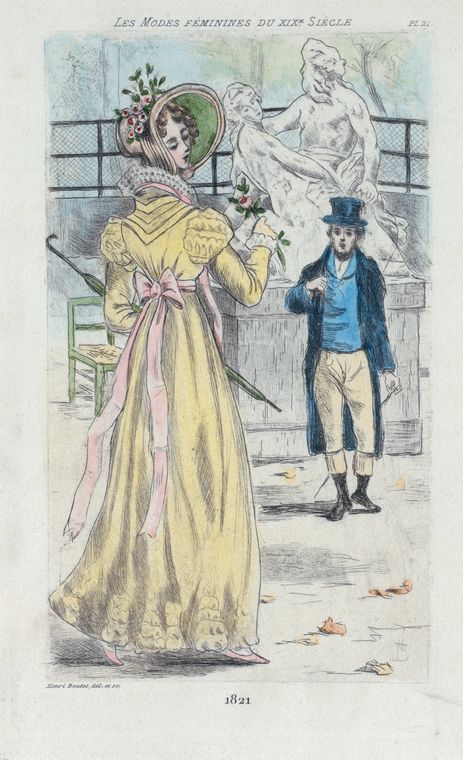 1821 [Women's fashion in nineteenth-century Paris] - NYPL Digital ...