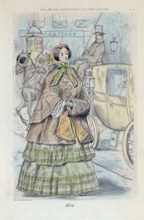 1852 [Women's fashion in nineteenth-century Paris] - NYPL Digital ...