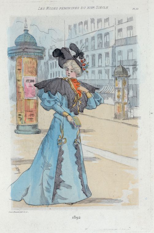 1892 [Women's fashion in nineteenth-century Paris] - NYPL Digital ...