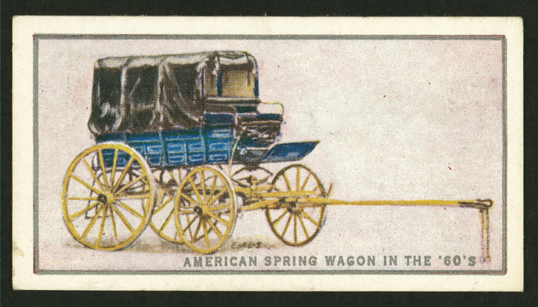 American spring wagon in the 60's. - NYPL Digital Collections