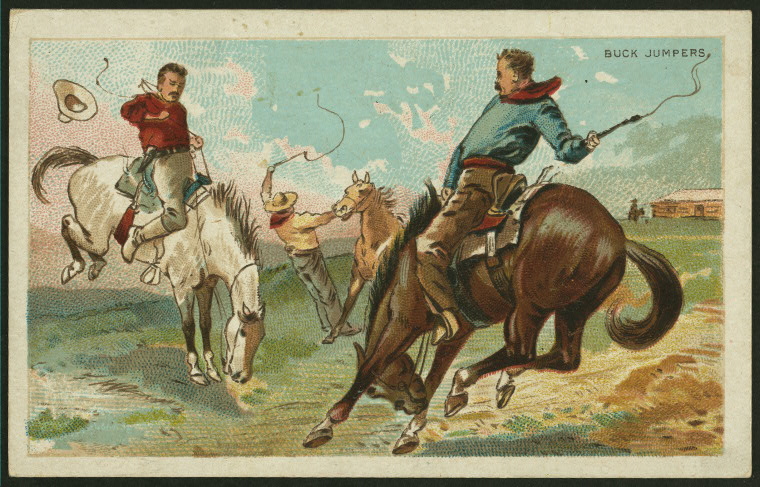 Buck jumpers. - NYPL Digital Collections