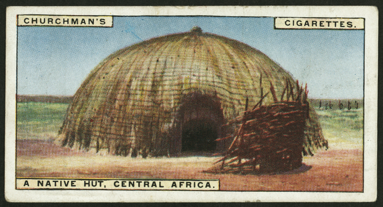 A native hut, Central Africa. - NYPL Digital Collections