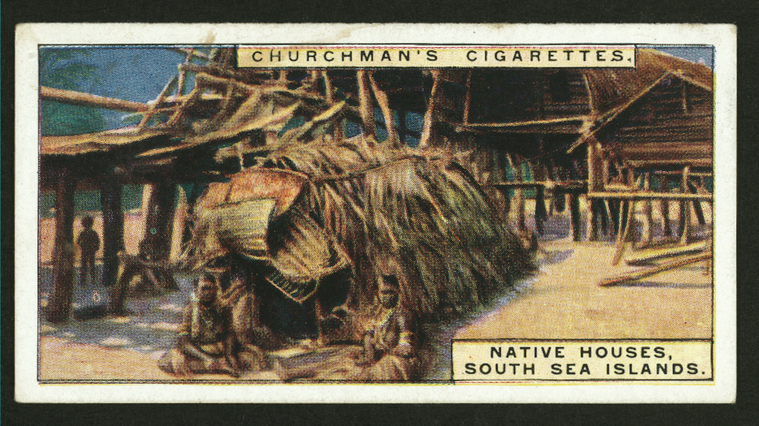 Native houses, South Sea Islands. - NYPL Digital Collections