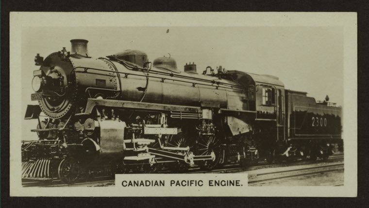 Canadian Pacific Engine - NYPL Digital Collections