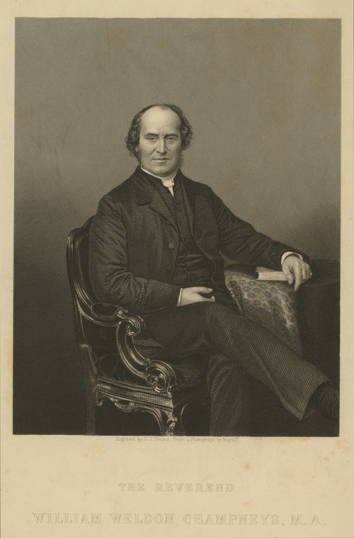 Reverend William Weldon Champneys. - NYPL Digital Collections