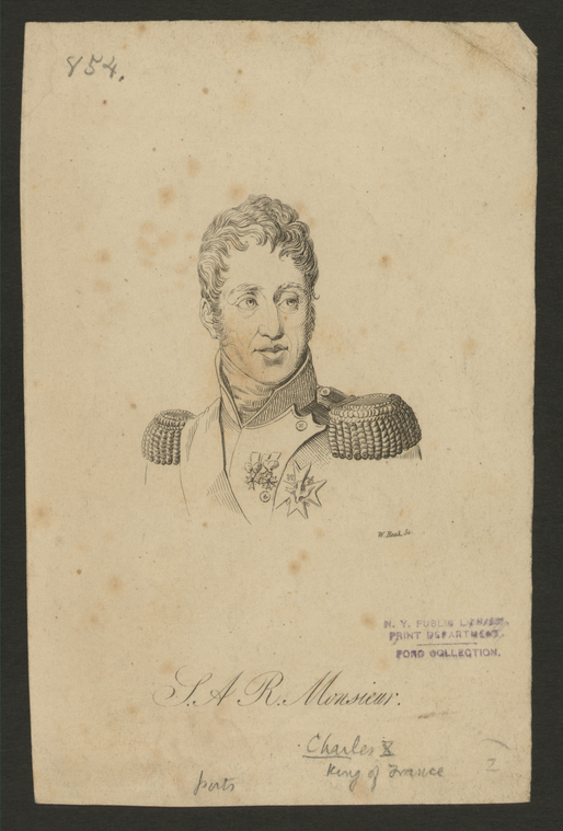 Charles X, king of France. - NYPL Digital Collections