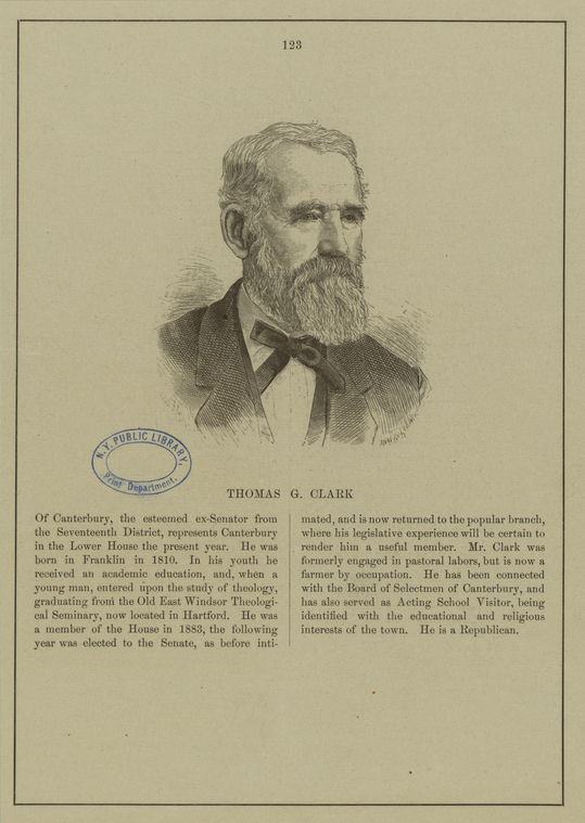 Thomas G. Clark. - NYPL Digital Collections