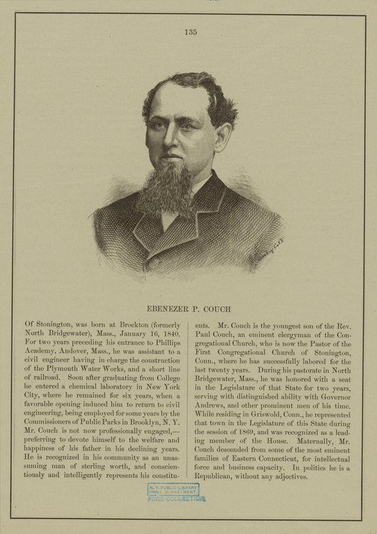 Ebenezer P. Couch. - NYPL Digital Collections