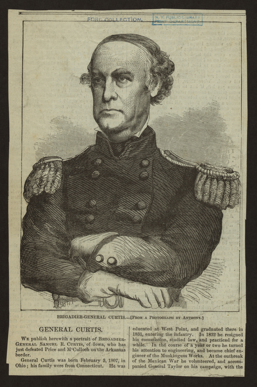 General Samuel R. Curtis. - NYPL Digital Collections