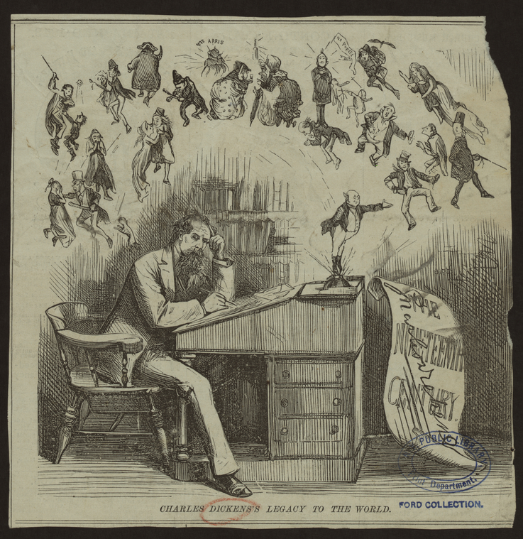 Charles Dickens - Portraits, misc. - NYPL Digital Collections