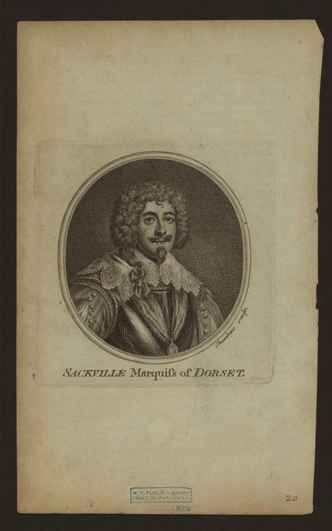 Edward Sackville, Earl of Dorset. - NYPL Digital Collections