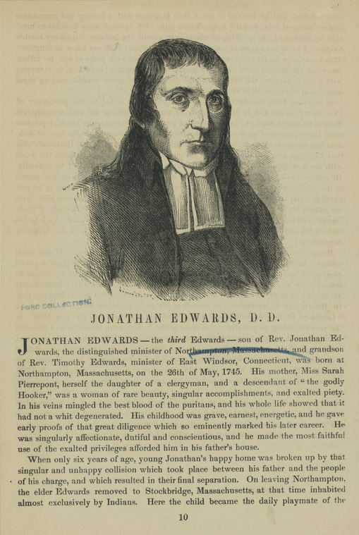 Jonathan Edwards. - NYPL Digital Collections
