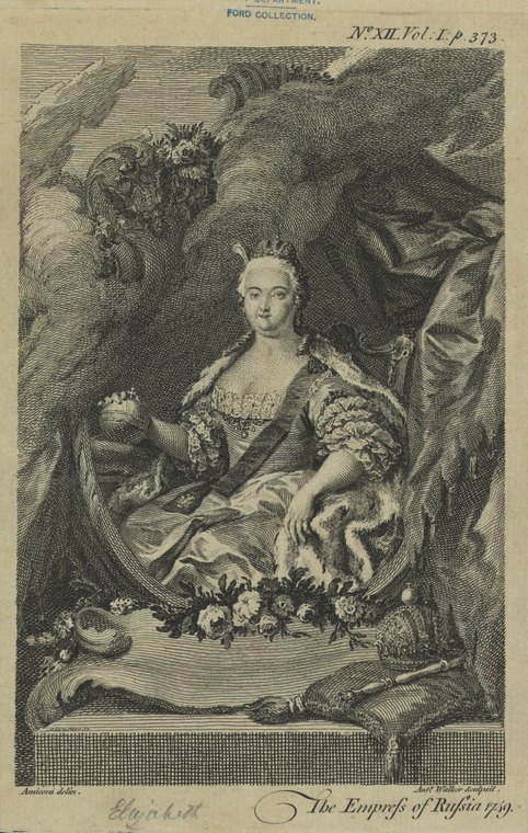 Elizabeth, empress of Russia. - NYPL Digital Collections