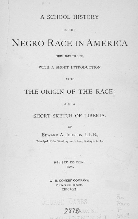 A school history of the Negro race in America - NYPL Digital Collections