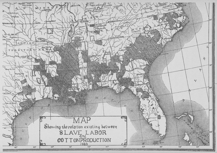 Cotton In The South Slavery Map 11. The Cotton Revolution | American