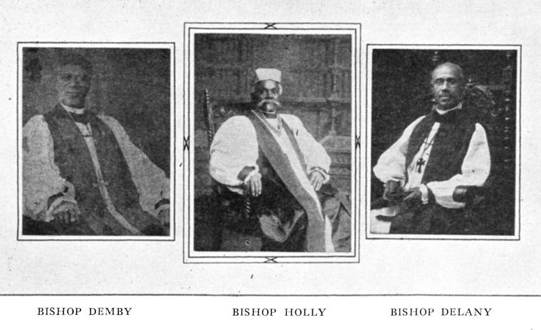 Bishop Demby; Bishop Holly; Bishop Delany. - NYPL Digital Collections