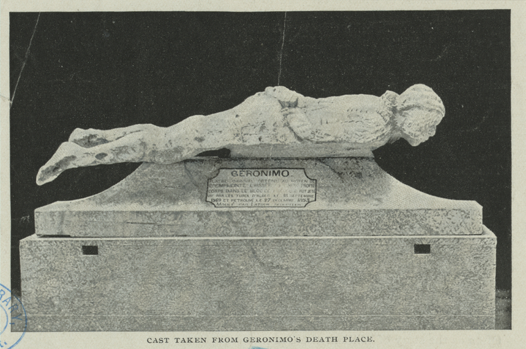 Cast taken from Geronimo's death place. - NYPL Digital Collections