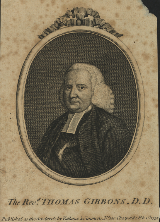 Rev. Thomas Gibbons. - NYPL Digital Collections