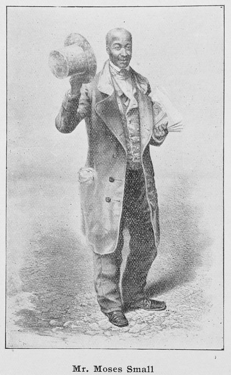 Mr. Moses Small The first carrier of the "Baltimore American," which ...