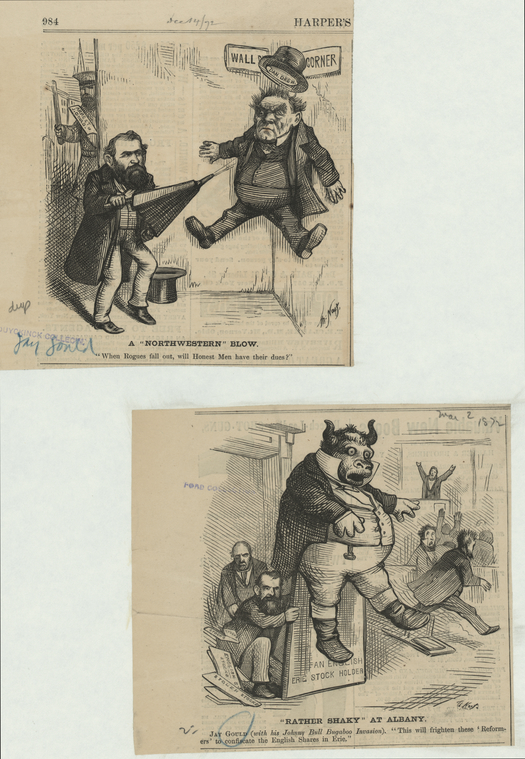 Jay Gould - Caricatures. - NYPL Digital Collections
